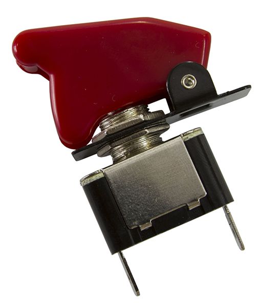 RED COVERED MISSILE SWITCH - AF49-5000 — LongBoost Performance Parts