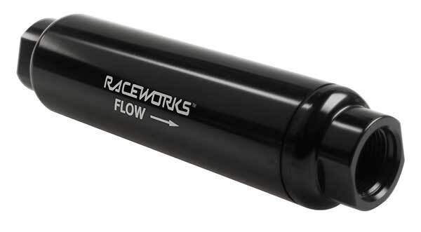 Raceworks An-10 Long Billet Fuel Filter Housing Od50mm Length 200mm ...