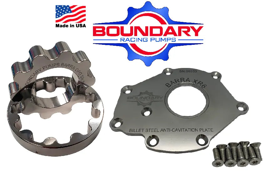 BOUNDARY BARRA XR6 BILLET OIL PUMP GEARS & BACKING PLATE COMBO ...