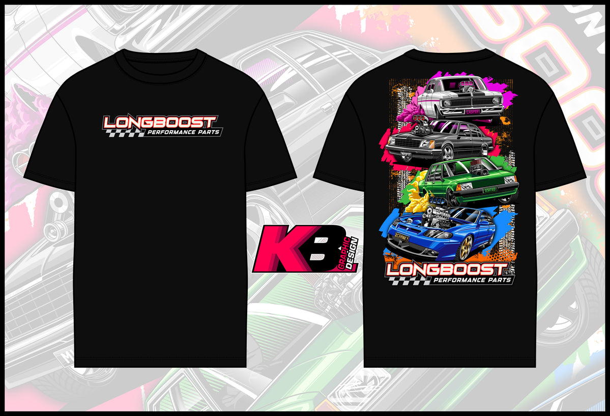 LongBoost Performance "Pro Burnout Team" T-Shirt — LongBoost ...