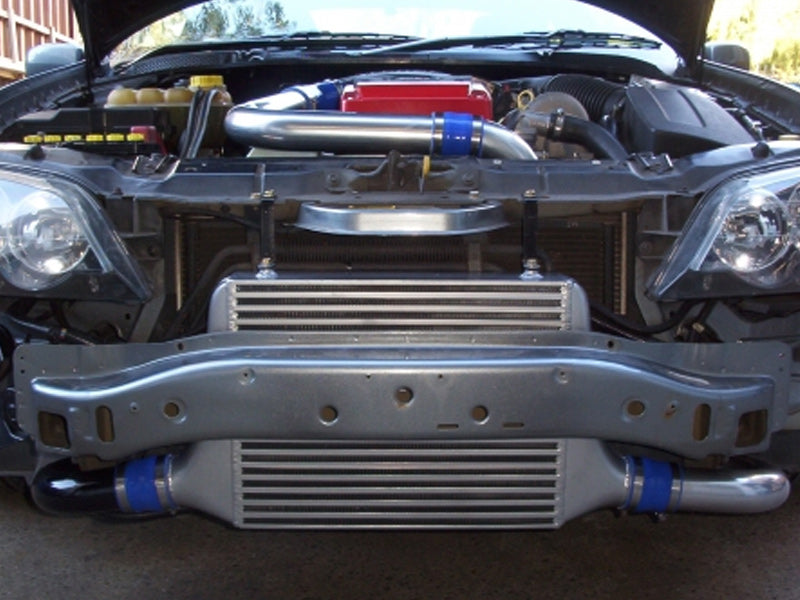 Plazmaman Ford BA/BF Bar & Plate 650hp Crossover Intercooler Kit ...