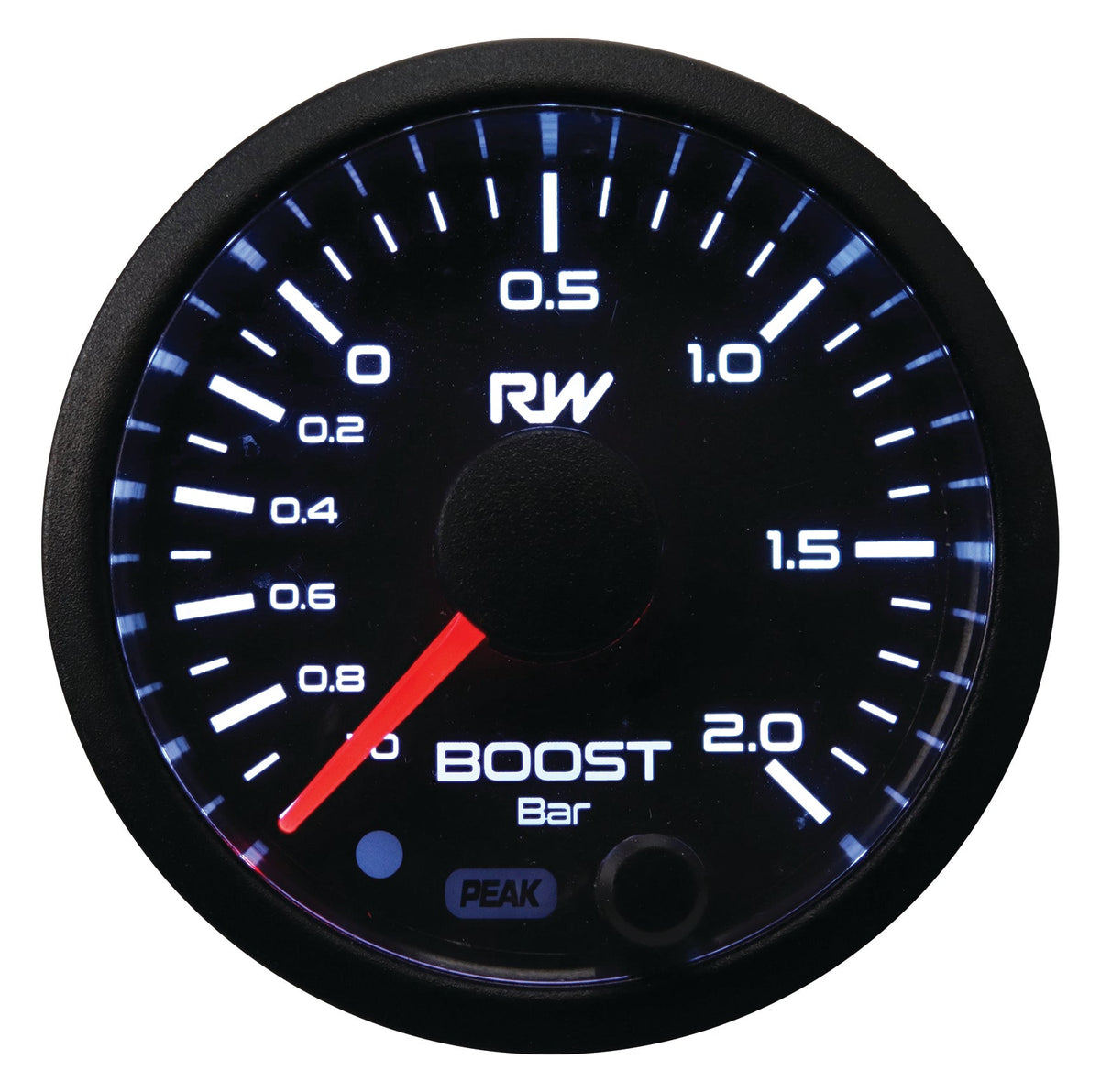 Raceworks 52mm Electronic Boost/Vac Gauge (Bar) Kit — LongBoost ...