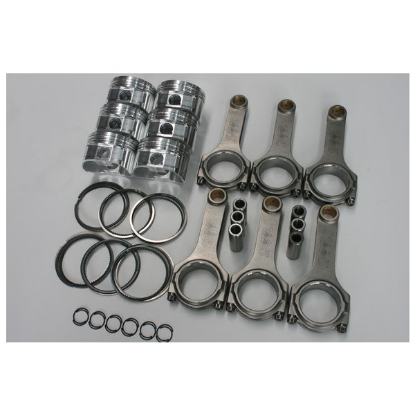Spool RB25 NEO Conrods and Ross Forged Pistons — LongBoost Performance ...
